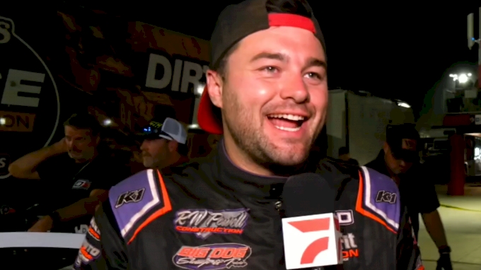 Brandon Overton Thanks Infinity Race Cars For Second Place Finish ...