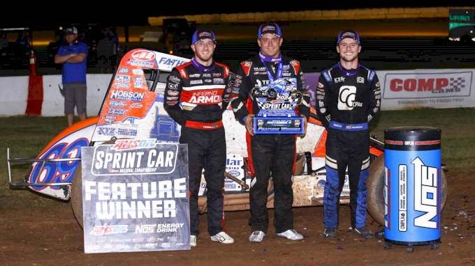USAC Sprint Car Wingless Short Track Nationals Results at Texarkana 67 ...