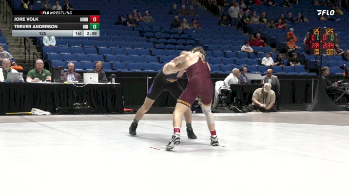 125 lbs 2nd Wrestleback (16 Team) - Jore Volk, Minnesota vs Trever ...