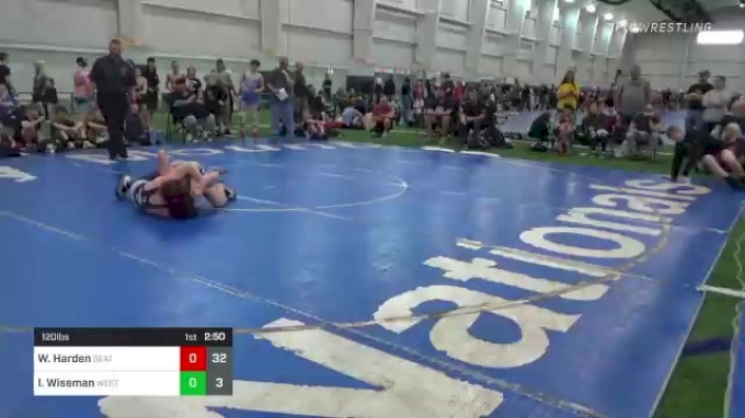 120 lbs Round 1 - Wayne Harden, Death Squad vs Isaac Wiseman, West ...