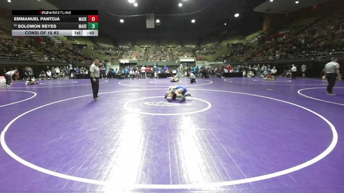 128 lbs Consi Of 16 #2 - Emmanuel Pantoja, Madera South vs Solomon ...
