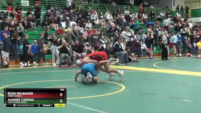 165 lbs Champ. Round 3 - Xander Carson, Lake (Uniontown) vs Ryan ...