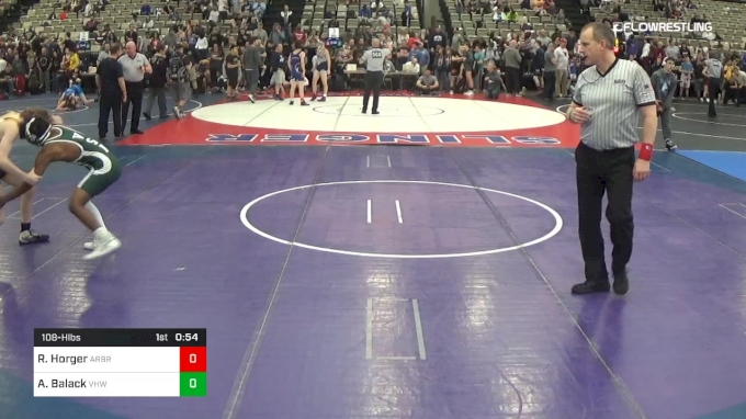 108 lbs Consi Of 16 #1 - Ricky Horger, Archbishop Ryan vs Anthony ...