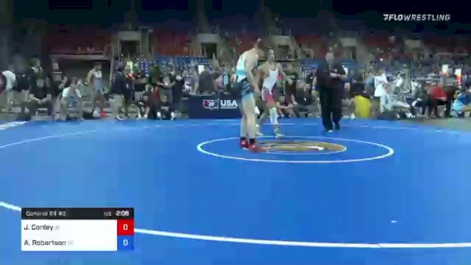 160 lbs Consi Of 64 #2 - Jack Conley, Michigan vs Aiden Robertson, Nebraska