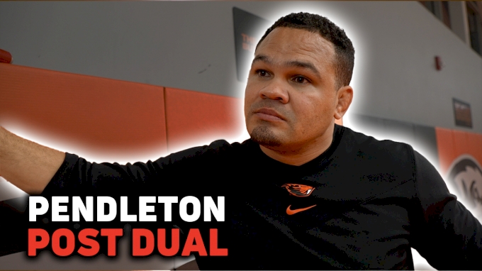 Chris Pendleton 'Saw A Lot Of Fight' In His Team Post Iowa Home Dual