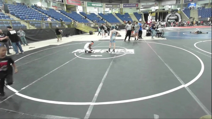 69 lbs 2nd Place - Donell Duncan, Ready RP vs Atlas Urban, Black Fox Wr Acd