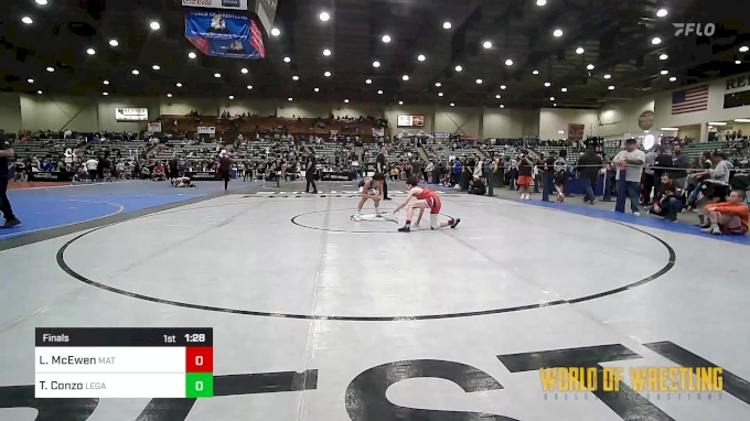 80 lbs Final - Lazarus McEwen, Mat Demon Wrestling Club vs Tyler Conzo ...