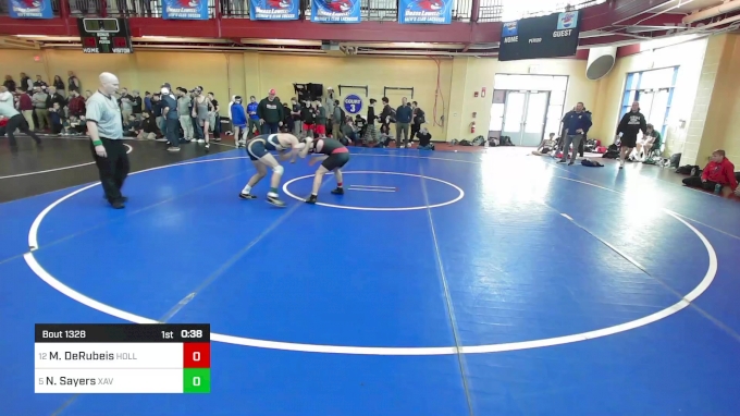 126 lbs Consi Of 8 #2 - Michael DeRubeis, Holliston vs Nathan Sayers ...