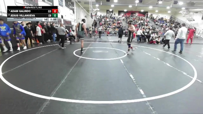 215 lbs Champ. Round 2 - Adam Galindo, Servite vs Jesus Villanueva ...