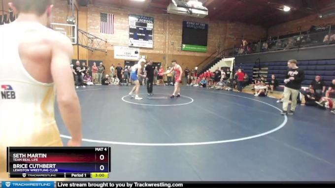 190 lbs 1st Place Match - Seth Martin, Team Real Life vs Brice Cuthbert ...