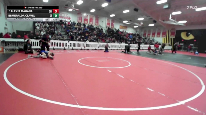 105 lbs Champ. Round 2 - Esmeralda Clavel, Grand Terrace vs Alexis ...