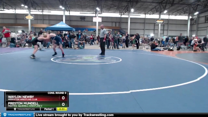105 lbs Cons. Round 3 - Waylon Newby, Middleton Wrestling Club vs ...