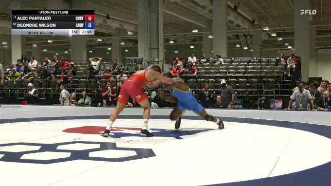 70 lbs Champ. Round 2 - Alec Pantaleo, Cliff Keen WC/ Titan Mercury ...