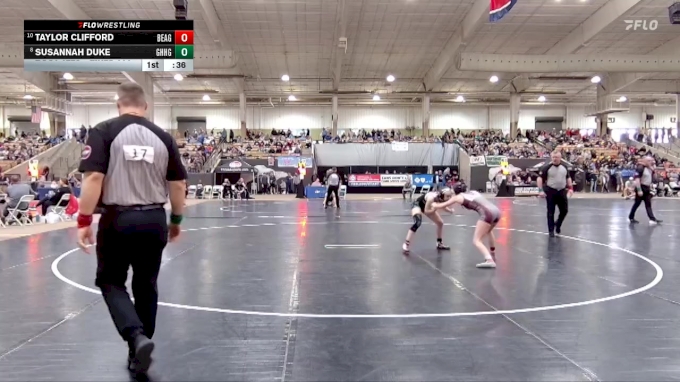 Girls 114 lbs Cons. Round 2 - Taylor Clifford, Bearden High School vs ...