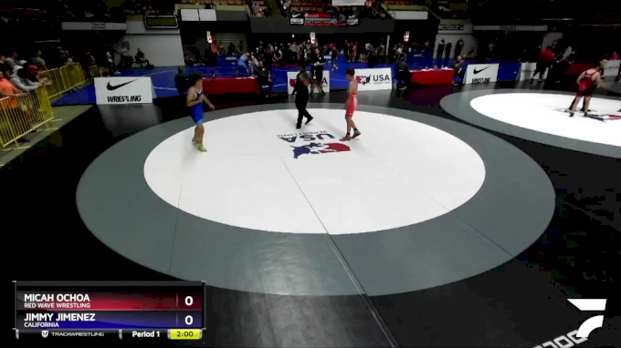125 lbs Cons. Round 2 - Micah Ochoa, Red Wave Wrestling vs Jimmy ...