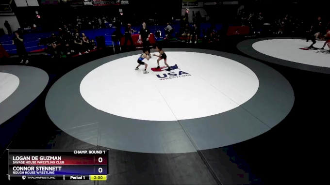 63 lbs Champ. Round 1 - Logan De Guzman, Savage House Wrestling Club vs ...
