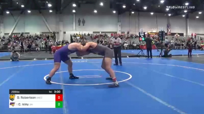 285 lbs Consolation - Dalton Robertson, Northern Colorado vs Carter ...