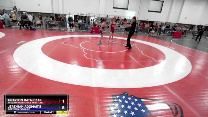 138 lbs Cons. Semi - Grayson Ratajczak, Freedom High School Wrestling ...