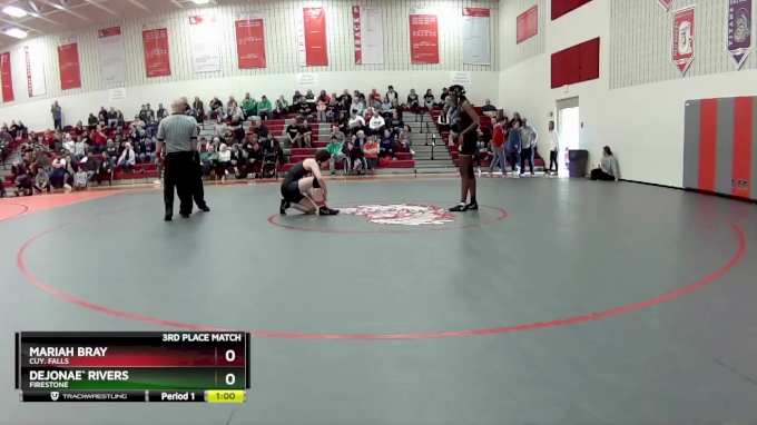 135 lbs 3rd Place Match - DeJonae` Rivers, Firestone vs Mariah Bray ...