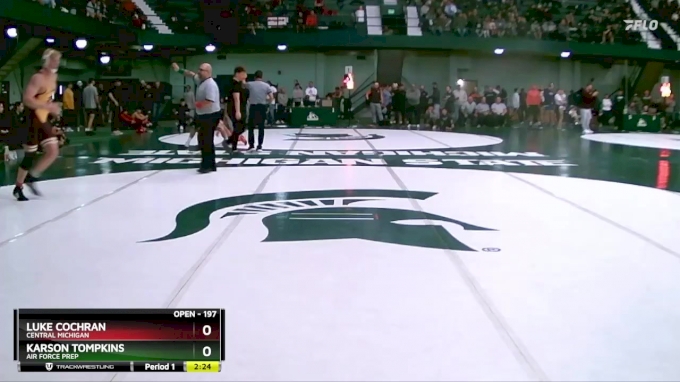 197 lbs Champ. Round 1 - Luke Cochran, Central Michigan vs Karson ...