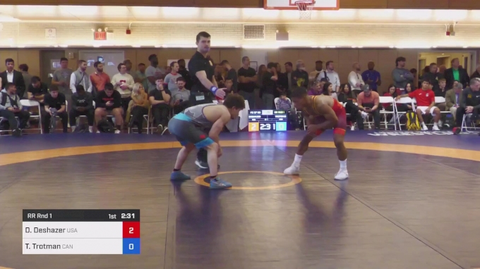 57 kg Rr Rnd 1 - Daniel Nkrumah Deshazer, USA vs Treye Colby Trotman, CAN