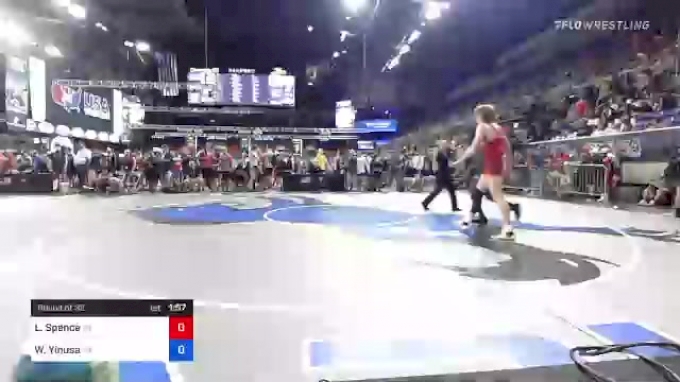 182 lbs Round Of 32 - Landon Spence, Virginia vs Wura Yinusa, Oklahoma