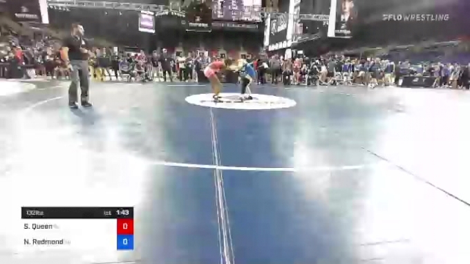 132 lbs Round Of 32 - Sanyah Queen, New Jersey vs Nicole Redmond, Kansas