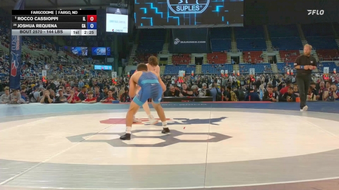 144 lbs Champ. Rd Of 32 - Rocco Cassioppi, IL vs Joshua Requena, CA