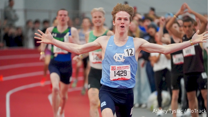 UNC's Ethan Strand Runs World No. 3 All-Time Mile At BU Terrier Classic ...
