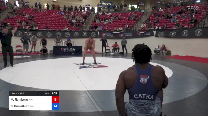 97 kg Cons Semis - Max Ramberg, Viking RTC vs Steven Burrell Jr ...