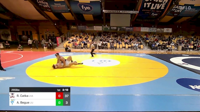 285 lbs Dual - Ryan Catka, Virginia vs Aeden Begue, Long Island University