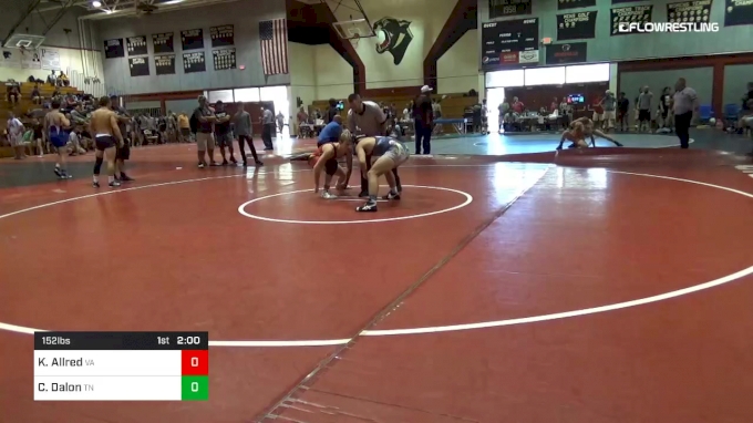 152 lbs Semifinal - Kolby Allred, Va vs Colby Dalon, Tn