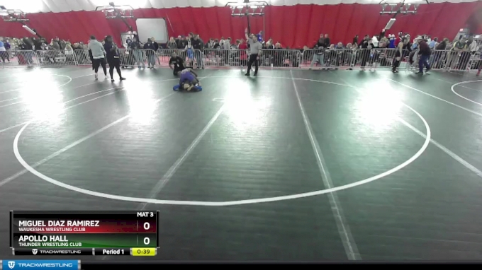 107-114 lbs Round 2 - Miguel Diaz Ramirez, Waukesha Wrestling Club vs ...