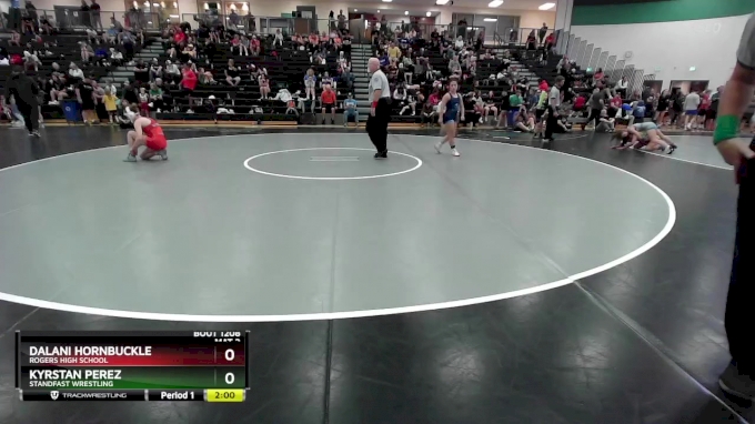 110 lbs 1st Place Match - Dalani Hornbuckle, Rogers High School vs ...