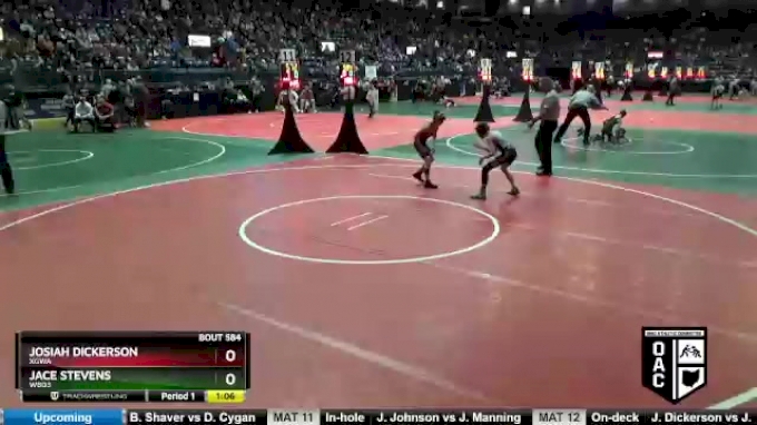 80 lbs Champ. Round 2 - Josiah Dickerson, XGWA vs Jace Stevens, WBD3