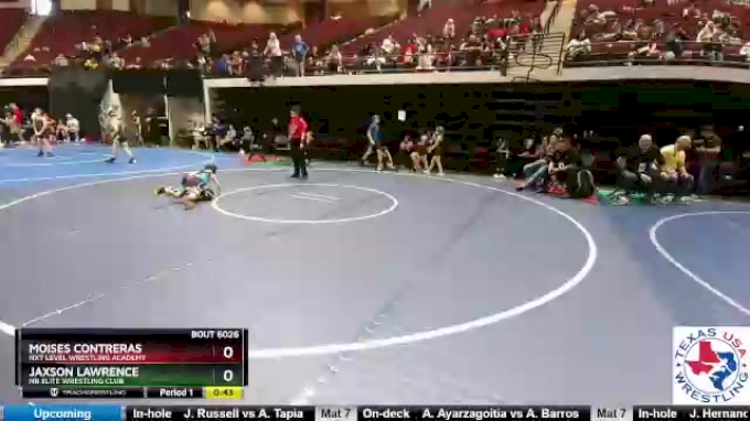 50 lbs Semifinal - Moises Contreras, NXT Level Wrestling Academy vs ...