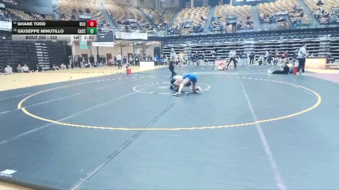 133 lbs Cons. Round 2 - Shane Todd, Barton CC vs Giuseppe Minutillo ...