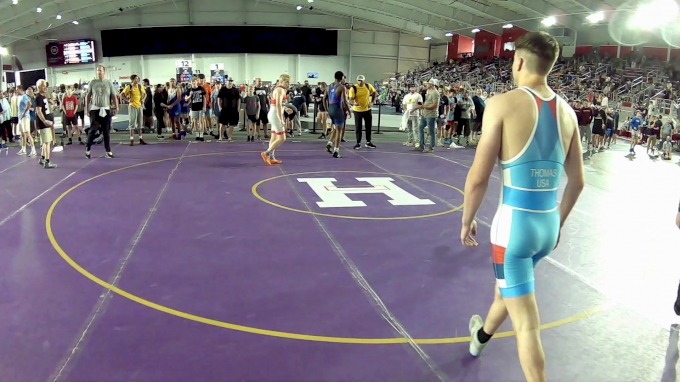 157 lbs Champ. Round 2 - William Barlow, Ground Zero Wrestling vs ...