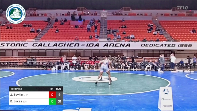 165 lbs Rr Rnd 3 - Joshua Boykin, Lake Highland Prep vs Brayden Lucas ...