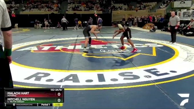 132-2A/1A Champ. Round 1 - Mitchell Nguyen, C. Milton Wright vs Malachi ...