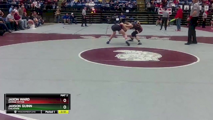 1 - 113 lbs 3rd Place Match - Jaxon Ward, George Wythe vs Jaxson Guinn ...