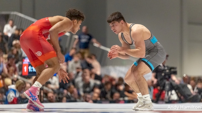 70 lbs 1st Place Match - Melvin Miller, Bishop McCort HS vs PJ Duke ...