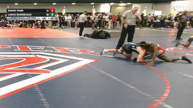 138 lbs Round Of 64 - Amari Vann, NJ vs Lance Bordeleau, NH