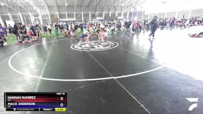 105 lbs Quarterfinal - Hannah Ramirez, CA vs Macie Anderson, UT