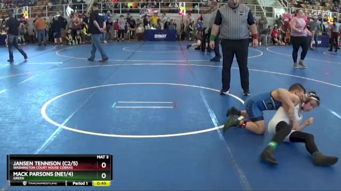 85 lbs Cons. Round 5 - Jansen Tennison (c2/5), Washington Court House ...