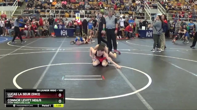 100 lbs Champ. Round 1 - Lucas La Seur (sw2), CEW1 vs Connor Levitt Ne6 ...
