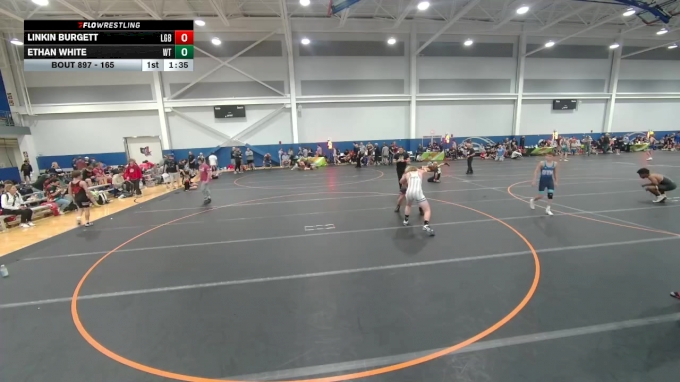 165 lbs Cons. Round 2 - Linkin Burgett, Lake Gibson Braves vs Ethan ...