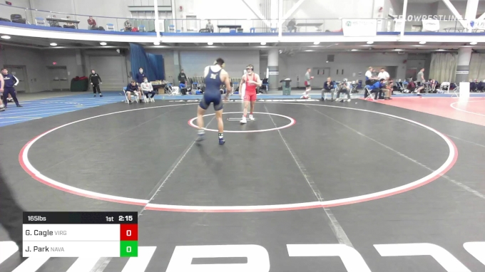 165 lbs Round Of 32 - Gavin Cagle, Virginia-Unattached vs Jonathan Park ...
