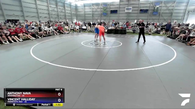 285 lbs Placement Matches (8 Team) - Anthony Nava, Washington vs ...