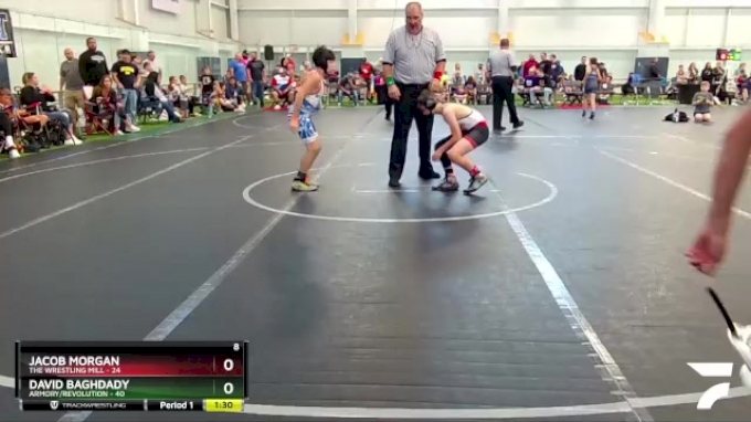 96 lbs Round 1 (8 Team) - Jacob Morgan, The Wrestling Mill vs David ...
